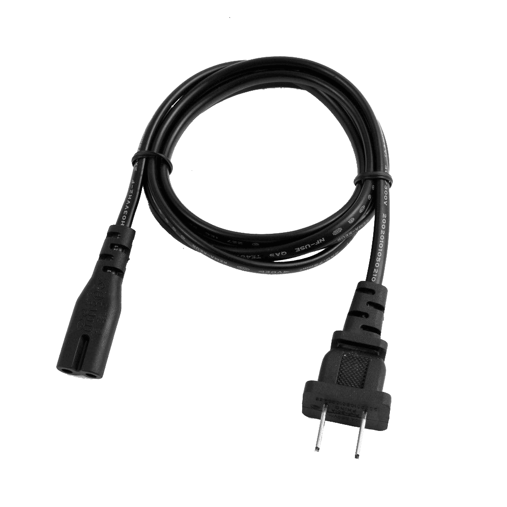Power Cord 2 Prong (6 Feet)